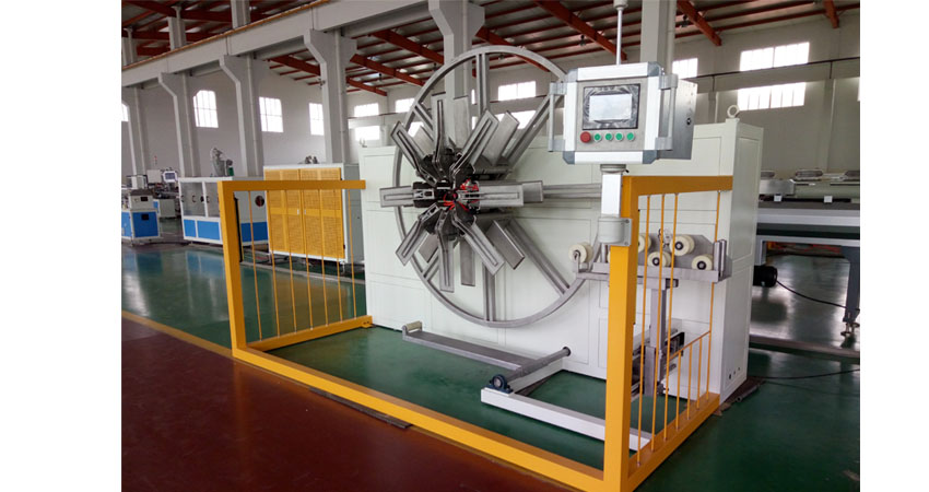 China Plastic Pipe Winder, plastic tube coiler supplier, plastic pipe ...